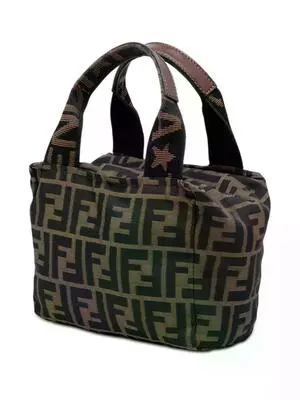 Fendi Mini Zucca Canvas Handbag