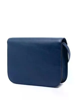 Celine Medium Calfskin Classic Box Crossbody Bag - Blue