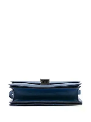 Celine Medium Calfskin Classic Box Crossbody Bag - Blue