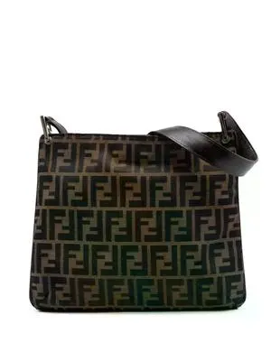 Fendi Zucca Canvas Shoulder Bag