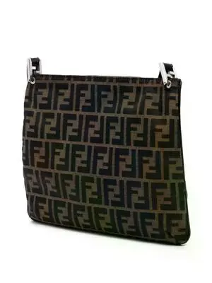 Fendi Zucca Canvas Shoulder Bag
