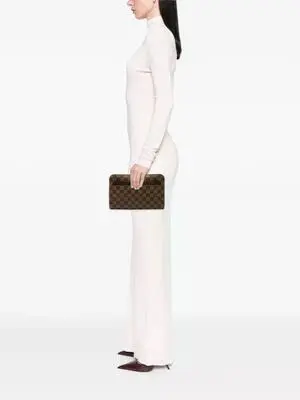 LOUIS VUITTON Damier Ebene Saint Louis Pochette Clutch Bag