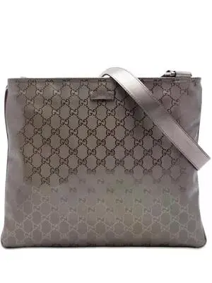 Gucci Gg Imprimé Crossbody Bag - Gold