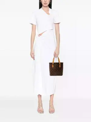 LOUIS VUITTON Monogram Vavin Pm Handbag - Brown