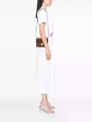 Celine Small Calfskin Classic Box Crossbody Bag - Brown