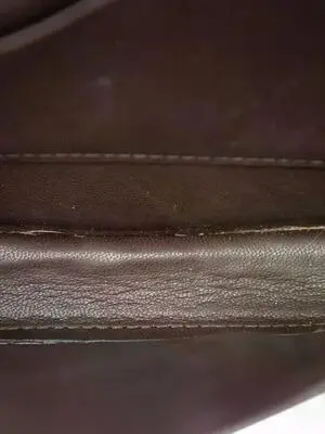 Celine Mini Embossed Calfskin Symmetrical Crossbody Bag - Brown
