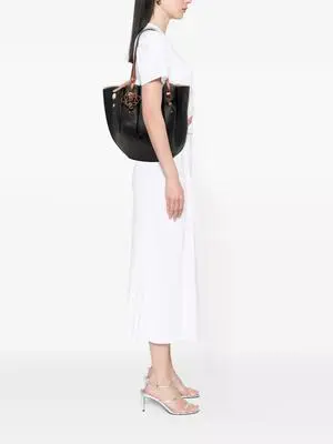 Loewe Perforated Leather Basket Tote Bag