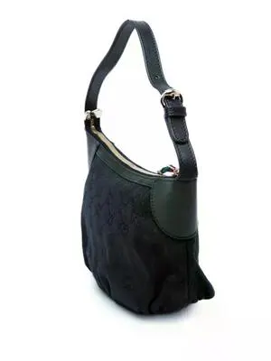 Gucci Gg Canvas Web Handbag - Blue