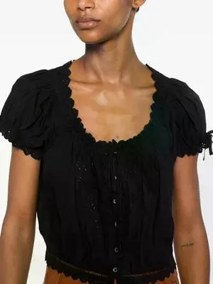 DÔEN Nera Broderie Anglaise Blouse