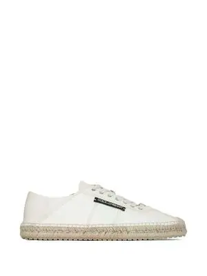 Dolce & Gabbana Espadrilles In Split Lambskin - Neutrals