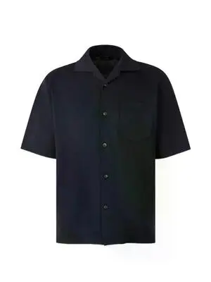 Herno Short-sleeve Chest-pocket Shirt