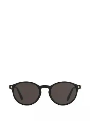 TOM FORD T-motif Round Frame Sunglasses