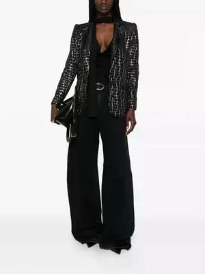 Valentino Garavani 1980s Crocodile-effect Blazer Jacket