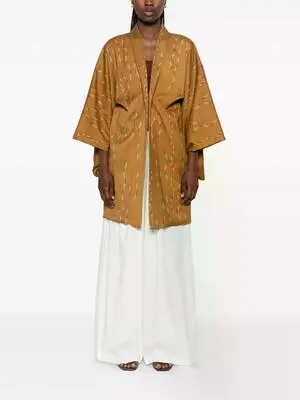 A.N.G.E.L.O. VINTAGE CULT 1990s Ikat-print Kimono Coat