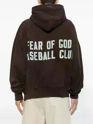 Fear Of God Logo-print Half-zip Hoodie