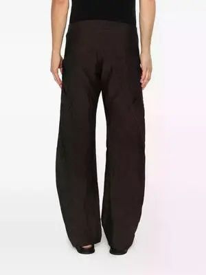 MA+ Crinkled-effect Trousers