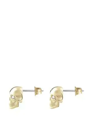 Philipp Plein 3d Skull Crystal-embellished Earrings