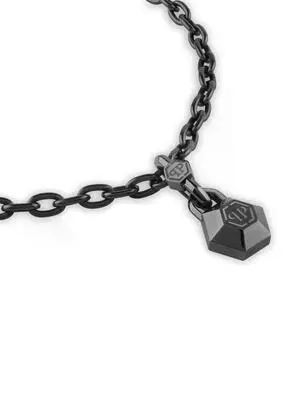 Philipp Plein Hexagonal Pendant Necklace
