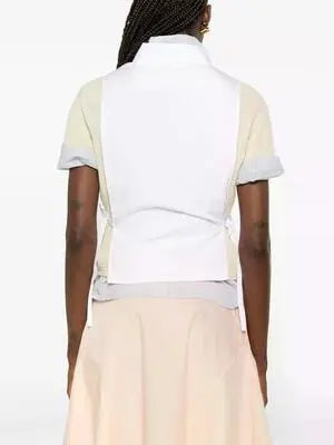 Miu Miu Side-tie Embroidered Shirt