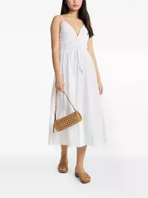 Michael Kors Ruched Tiered Dress