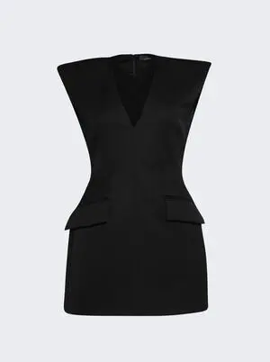 Wardrobe.NYC X Rosie Huntington-whiteley Sculpted Mini Dress