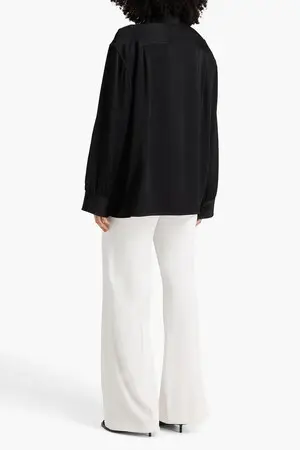 JIL SANDER Embellished Satin Crepe Shirt