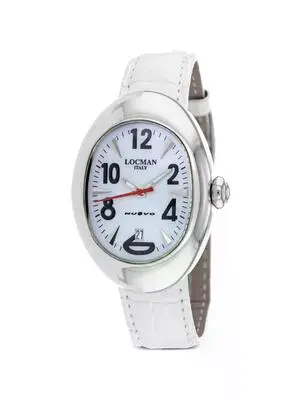 Locman 39mm Watch With Dial - White