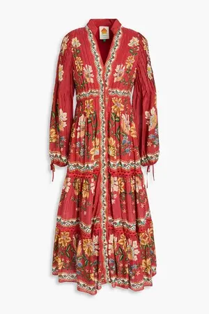Farm Rio Tie Detailed Dresses