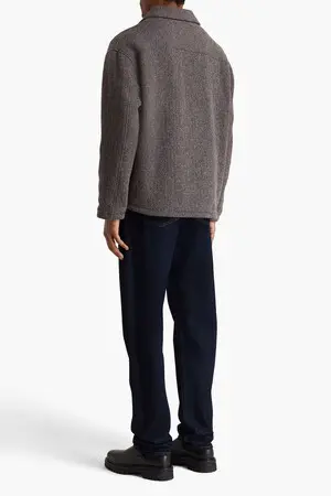 FRAME Woolblend Tweed Overshirt