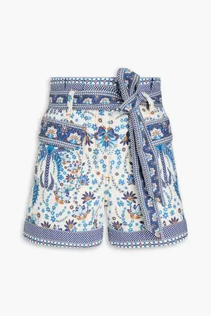 Farm Rio Tie Detailed Shorts For Women