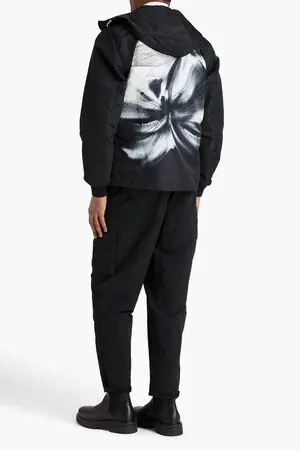 Alexander McQueen Printed Shell Hooded Jacket