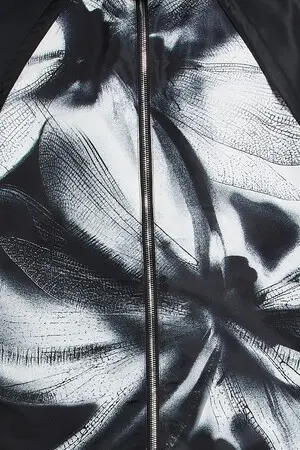Alexander McQueen Printed Shell Hooded Jacket
