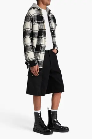 Alexander McQueen Shell-trimmed Denim Cargo Shorts