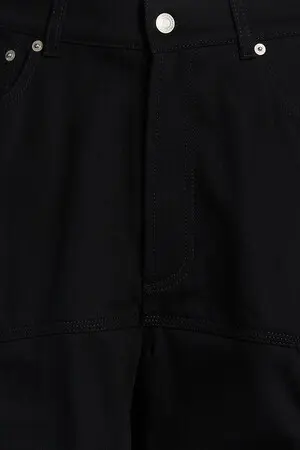 Alexander McQueen Shell-trimmed Denim Cargo Shorts