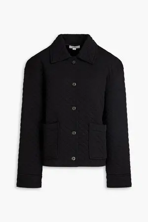 Vince Quilted Cotton-blend Jacket - Black