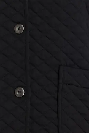 Vince Quilted Cotton-blend Jacket - Black