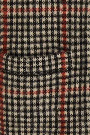 Vince Prince Of Wales Checked Wool And Cashmere-blend Jacket