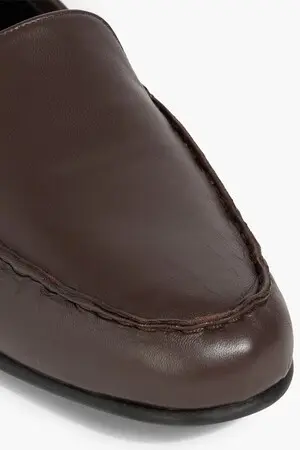 Loulou De Saison Boros Leather Loafers