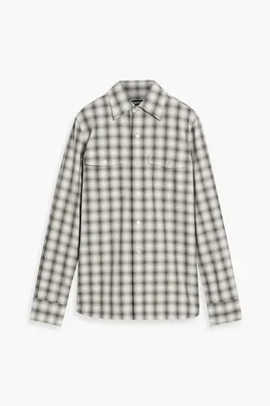 TOM FORD Checked Cottontwill Shirt
