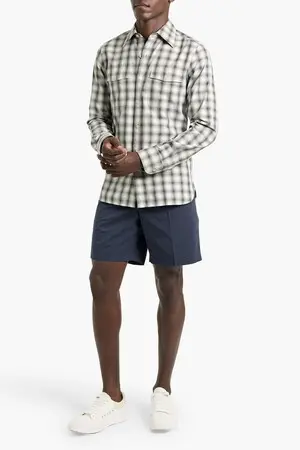 TOM FORD Checked Cottontwill Shirt
