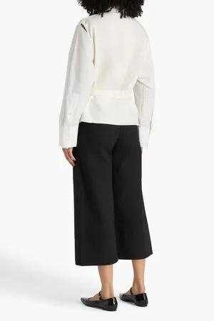 RÓHE Cotton-poplin Shirt With Paneled Cutout Waist