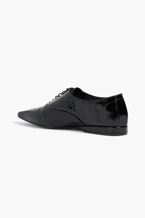 Loulou De Saison Conrad Patent Leather Brogues