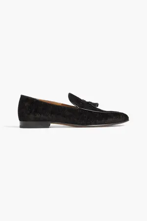TOM FORD Liam Tasseled Velvet Loafers