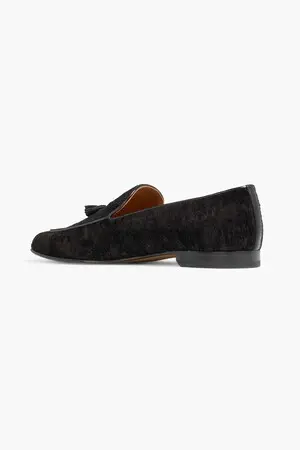 TOM FORD Liam Tasseled Velvet Loafers
