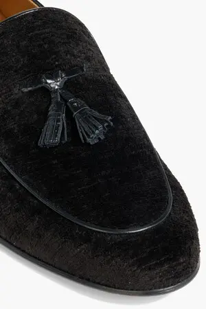 TOM FORD Liam Tasseled Velvet Loafers