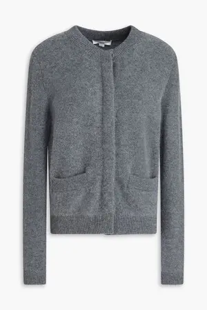 Vince Mélange Cashmere Cardigan - Gray