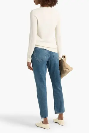 Theory Kaylenna Waffleknit Cashmere Sweater