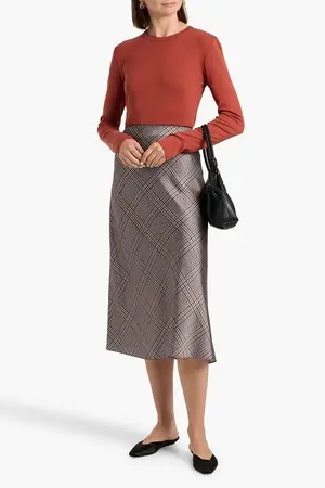 Vince Pima Cotton And Modal-blend Jersey Top