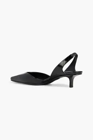 Loulou De Saison Hyde Patent Leather Slingback Pumps