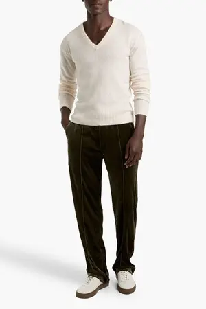TOM FORD Cashmere And Silk-blend V-neck Sweater
